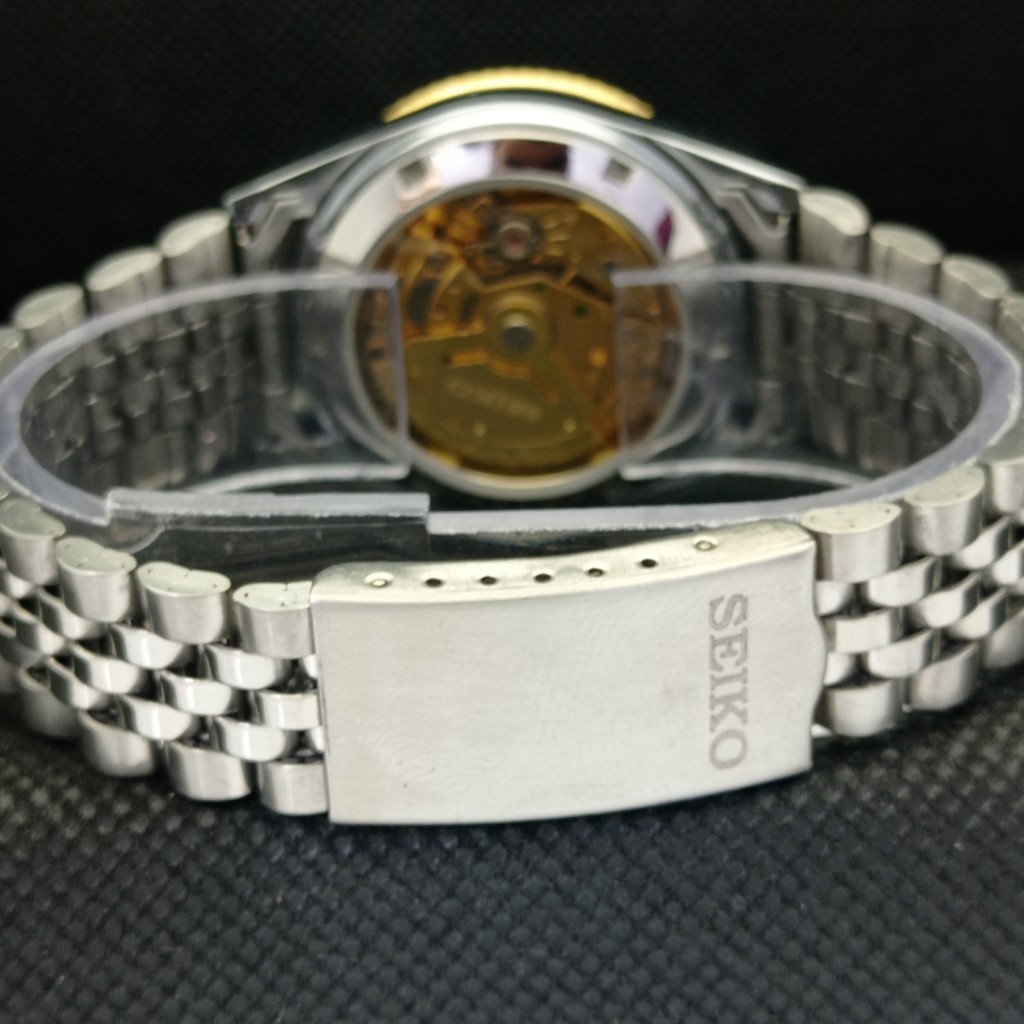 VINTAGE SEIKO TRANSPARENT BACK JAPAN MENS AUTOMATIC WATCH 575a-a304874 ...