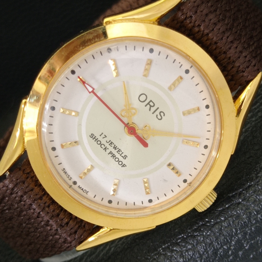 ORIS HAND-WINDING SWISS MENS REFURBISHED SILVER DIAL WATCH a430247-a ...