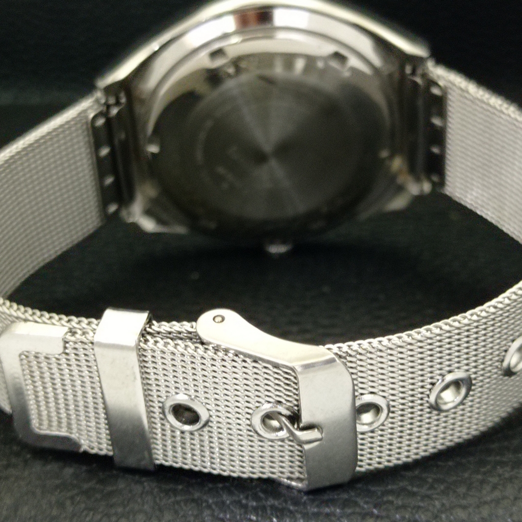 VINTAGE SEIKO 5 AUTOMATIC 6319A JAPAN MENS ARABIC SILVER DIAL WATCH ...