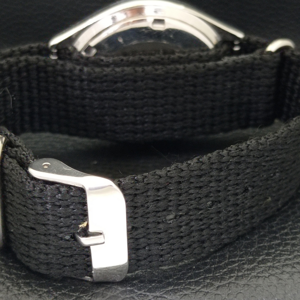 VINTAGE SEIKO 5 AUTOMATIC 6349A JAPAN MENS BLACK COLOR DIAL WATCH ...