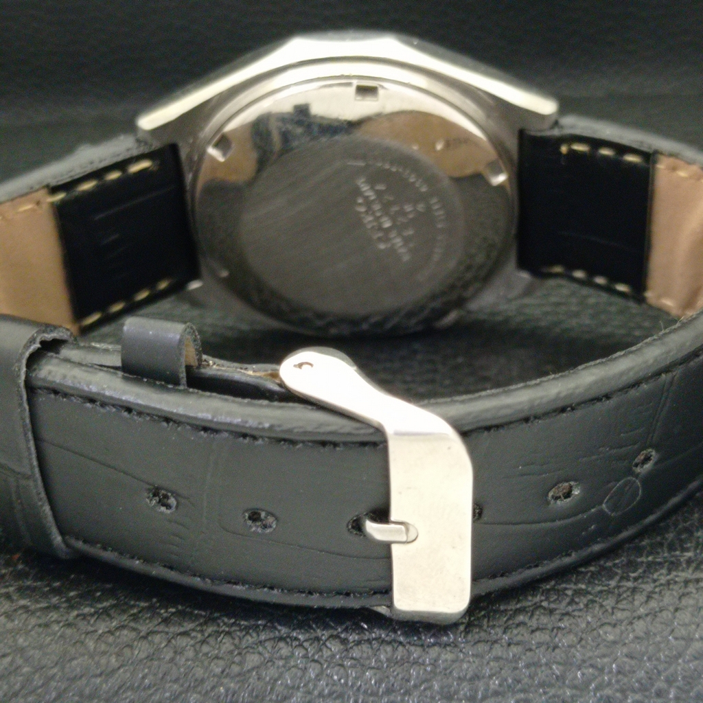 VINTAGE SEIKO 5 AUTOMATIC 6349A JAPAN MENS ARABIC SILVER DIAL WATCH ...